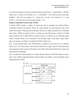 UNIT-II : SEQUENTIAL CIRCUIT DESIGN | DOCX