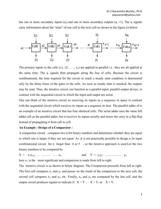 UNIT-II : SEQUENTIAL CIRCUIT DESIGN | DOCX