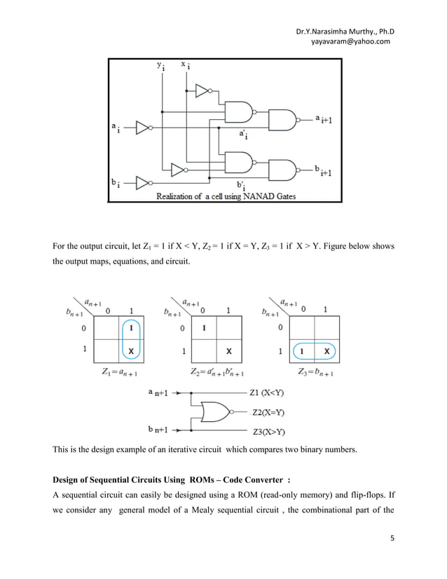 UNIT-II : SEQUENTIAL CIRCUIT DESIGN | PDF