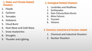 Unit ii disaster types and earthquake | PPTX
