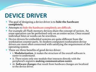 SYBSC IT SEM IV EMBEDDED SYSTEMS UNIT II Embedded Systems Peripherals | PPT