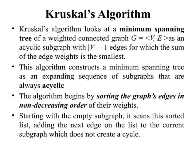 UNIT II - Graph Algorithms techniques.pptx