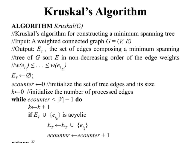 UNIT II - Graph Algorithms techniques.pptx