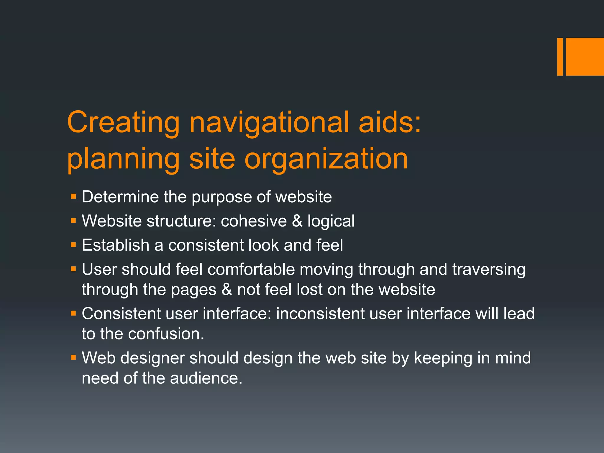 Fybsc It Web Programming Unit Ii Html Page Layout And Navigation Pptx