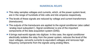 Basic principle of Numeric relay and static relay.ppt