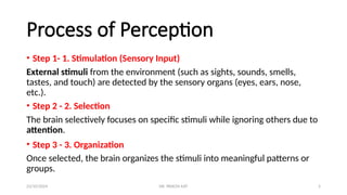 Unit II - Perception- Dr. Prachi Ajeet.pptx