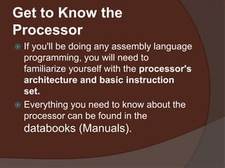 SYBSC IT SEM IV EMBEDDED SYSTEMS UNIT II Processor Family | PPTX