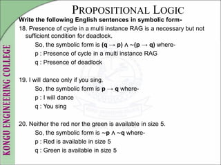 Artificial Intelligence - Propositional Logic | PDF