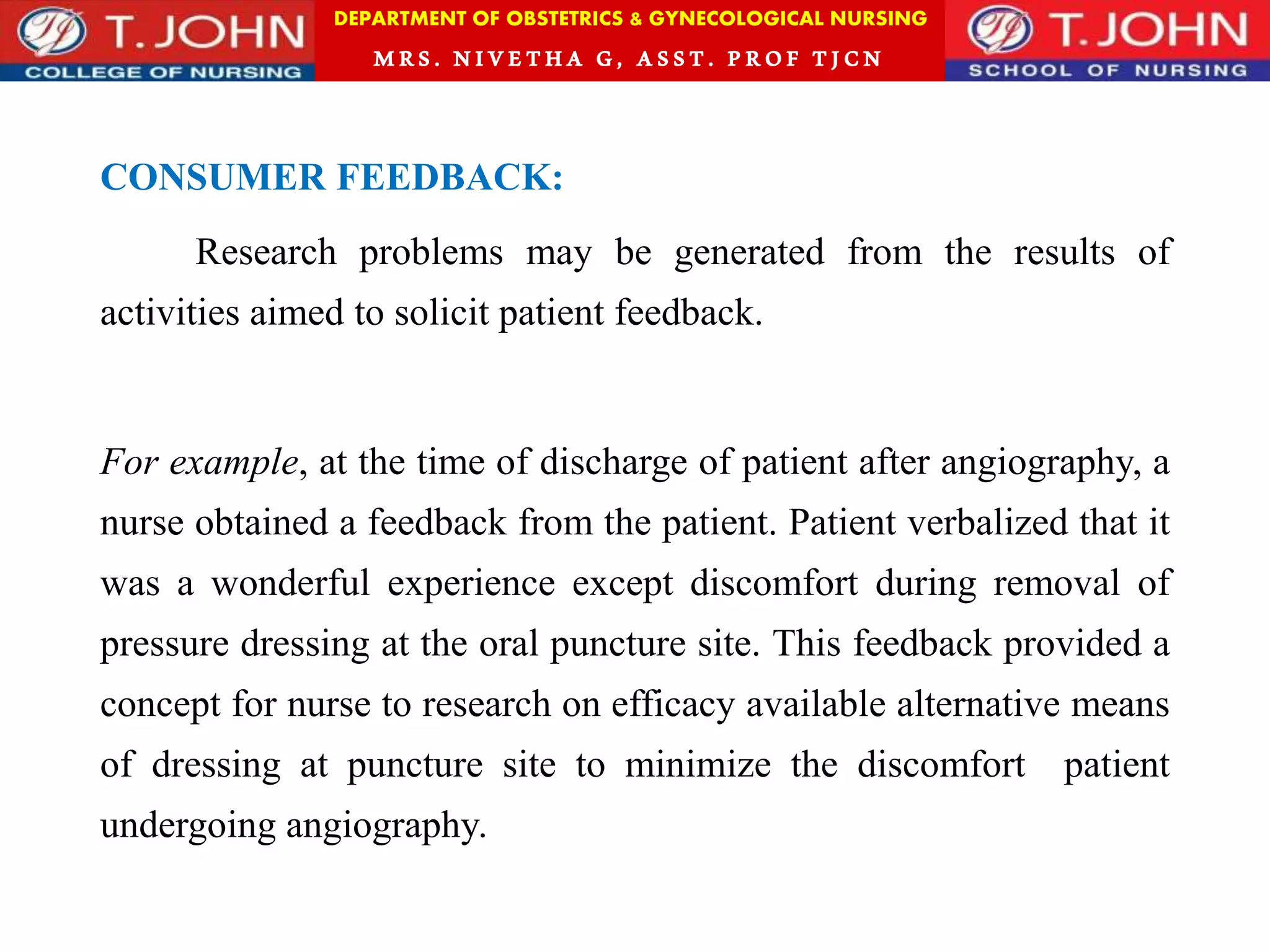 Research problem/ Research Question | PPTX