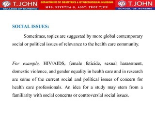 Research problem/ Research Question | PPTX