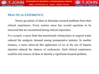 Research problem/ Research Question | PPTX