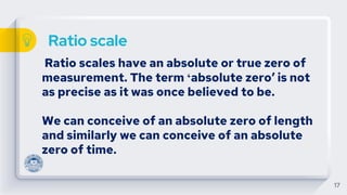 Measurement Scales | PPT