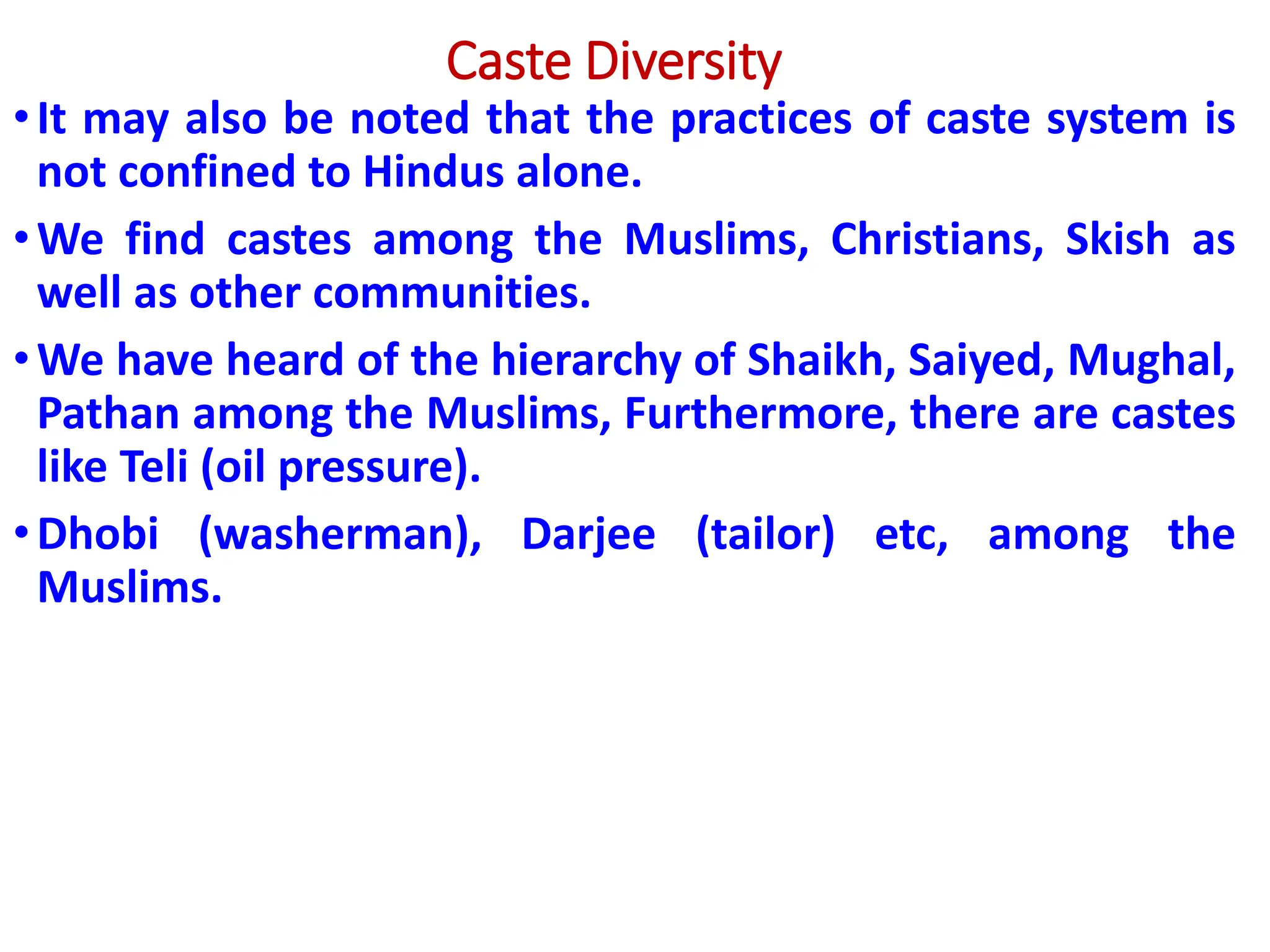 UNIT II - Social Diversity in India.pptx