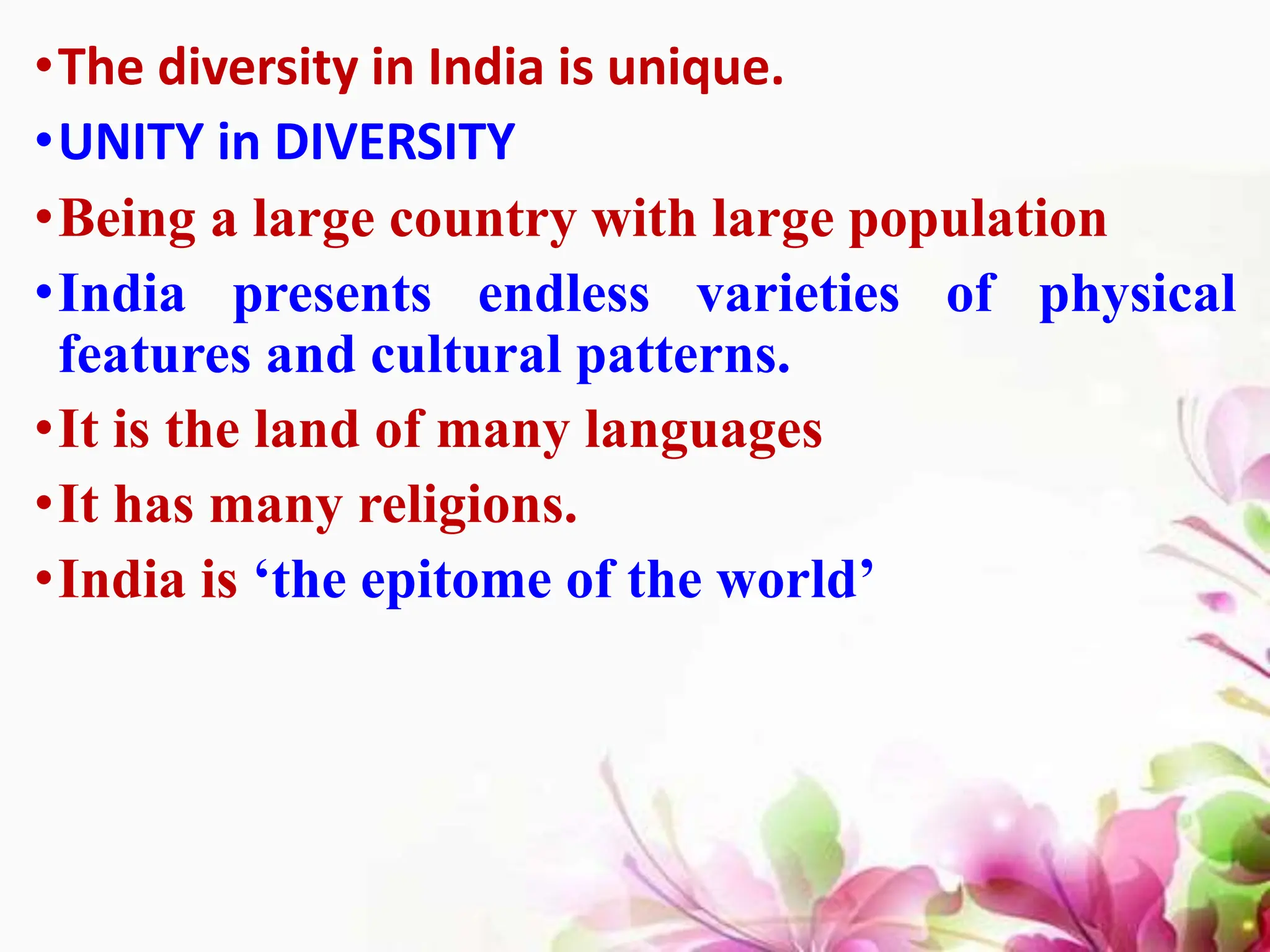 UNIT II - Social Diversity in India.pptx