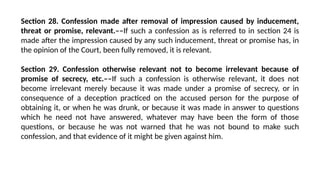 Unit II - Statement – Admissions and Confessions.pptx