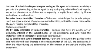 Unit II - Statement – Admissions and Confessions.pptx