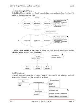 CS8592 Object Oriented Analysis & Design - UNIT II | PDF