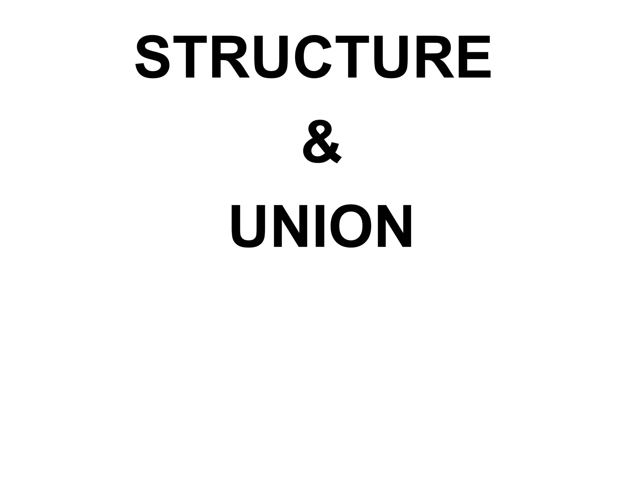 UNIT II -Structure-and-Union.ppt ...