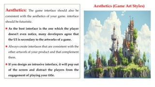 UNIT II - UID FOR MOBILE GAMES[INTRODUCTION TO MOBILE GAME DESIGN] | PPTX