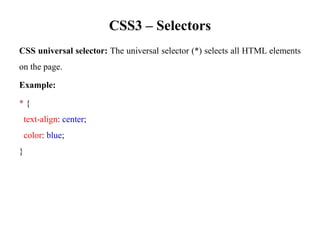 IT2255 Web Essentials - Unit II Web Designing | PDF