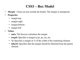 IT2255 Web Essentials - Unit II Web Designing | PDF