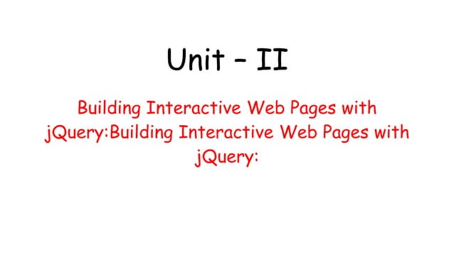 Unit – II (1).pptx