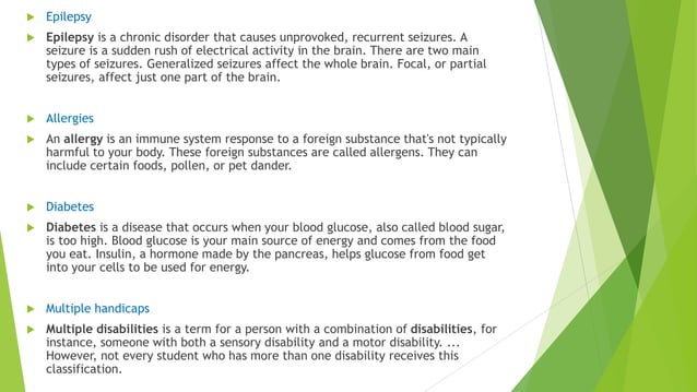 Physical challenged children and Role of teacher | PPTX | Brain and ...