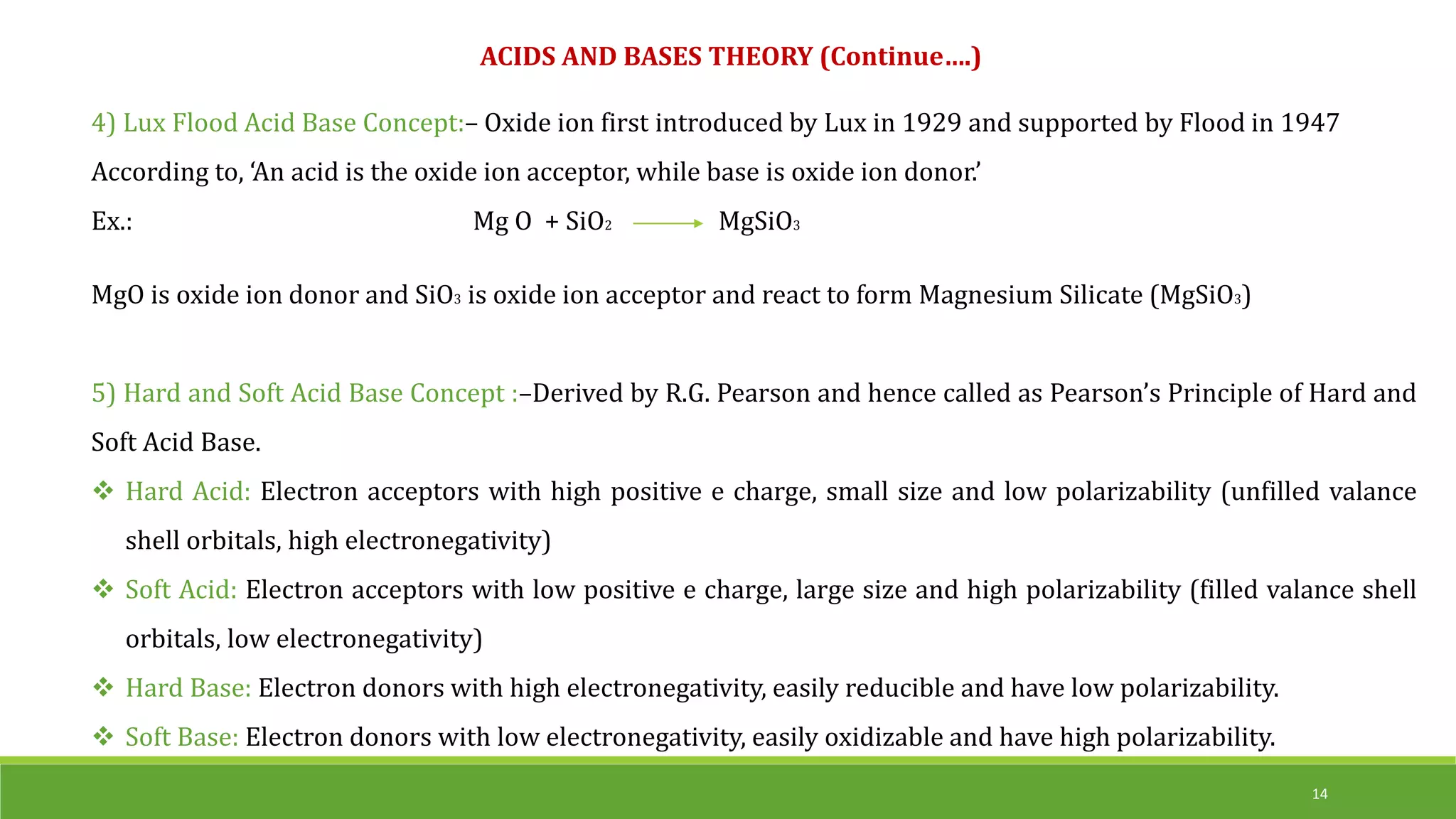 UNIT II: Acid, Base and Buffer | PPTX
