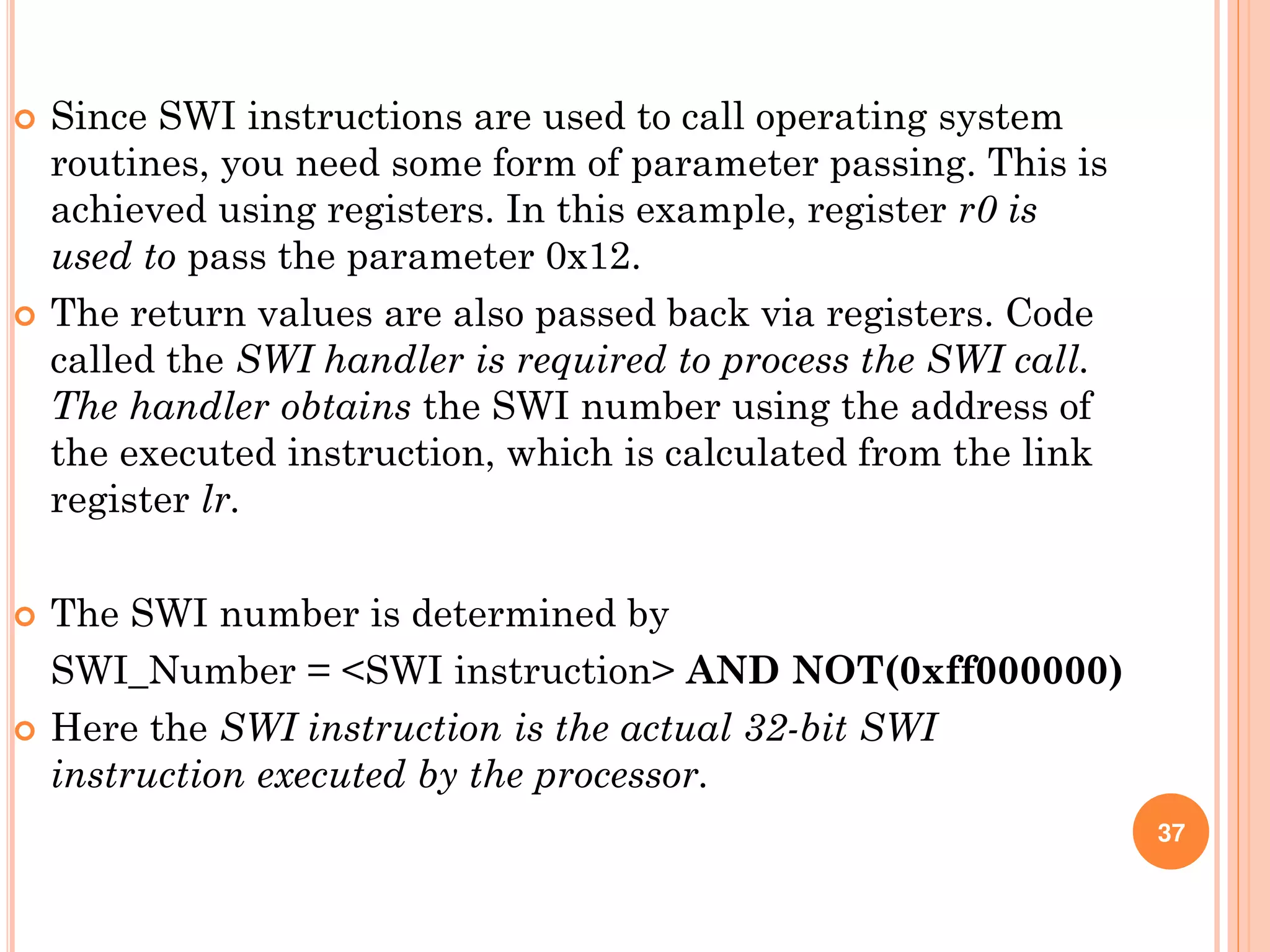 Unit II arm 7 Instruction Set | PDF