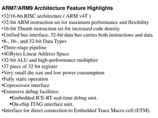 Unit II Arm 7 Introduction | PDF