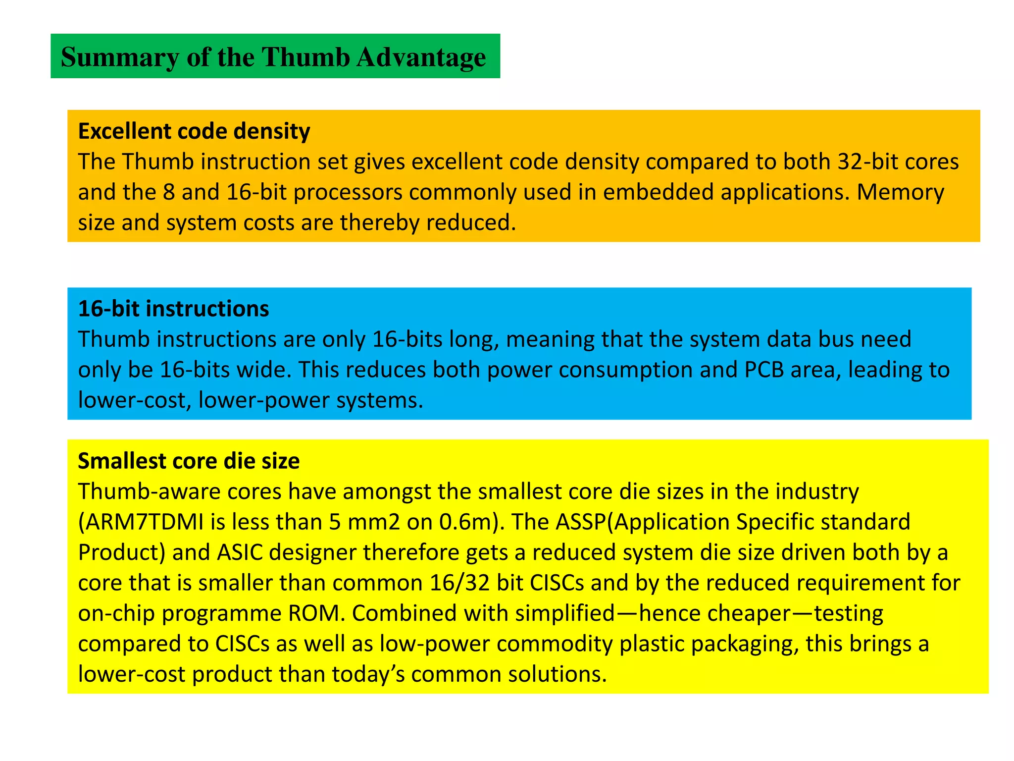 Unit II Arm7 Thumb Instruction | PDF