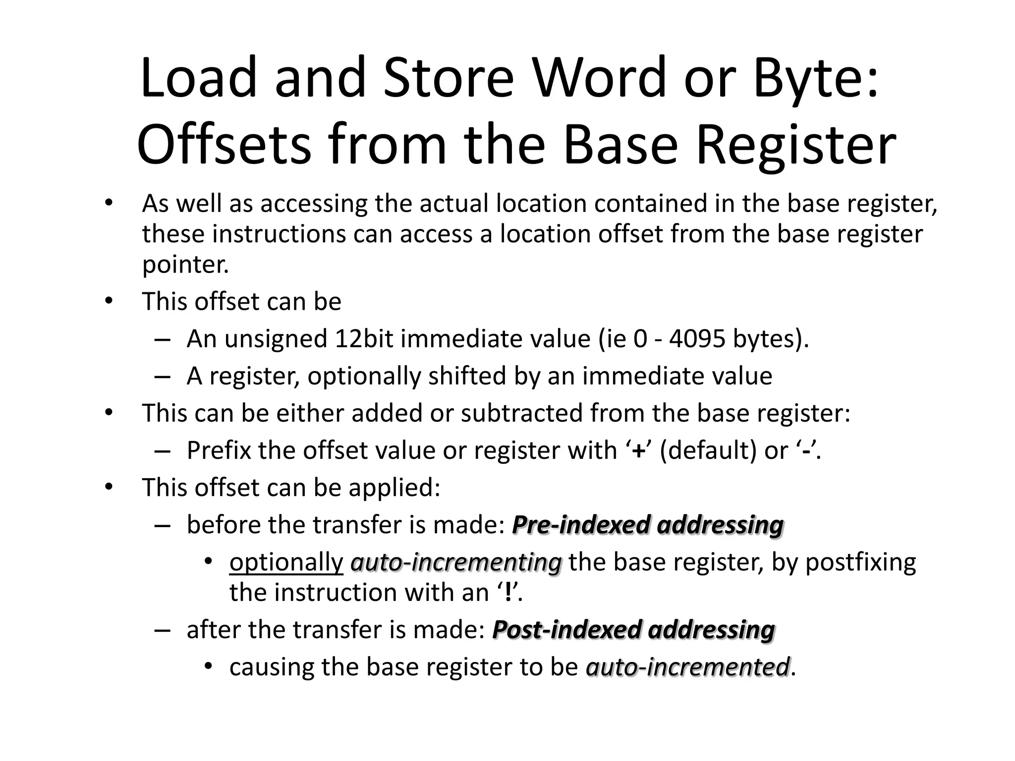 Unit II Arm7 Thumb Instruction | PDF