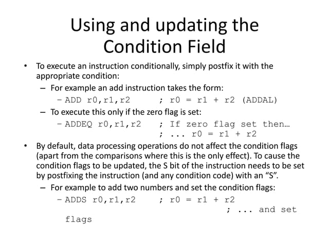 Unit II Arm7 Thumb Instruction | PDF