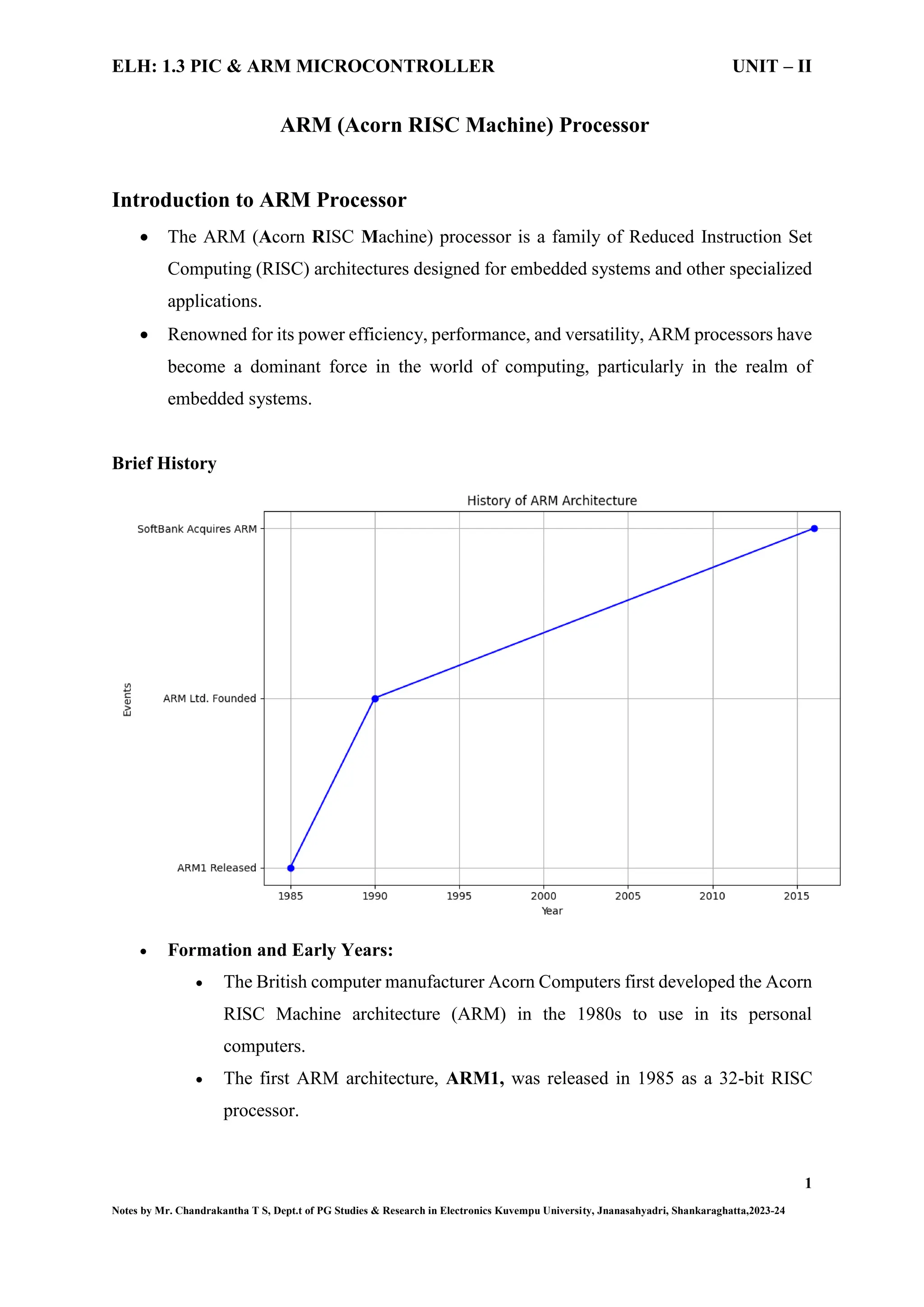 ELH-1.3 PIC & ARM MICROCONTROLLER UNIT II ARM Processor.pdf