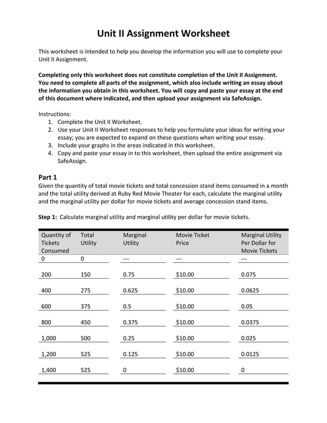 Unit II Assignment Solution.docx