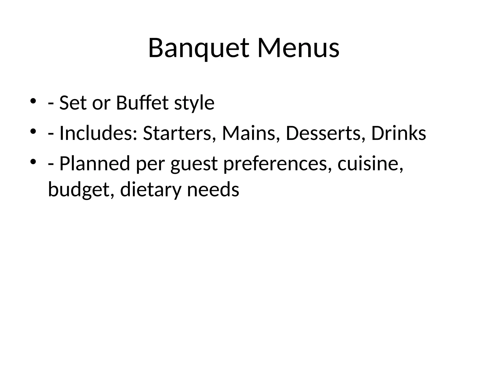 Unit_II_Banquets_Presentation.ppt hotelx management | PPT
