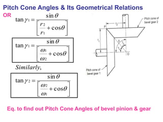 Unit ii bevel gears | PPT