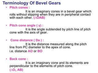 Unit ii bevel gears | PPT