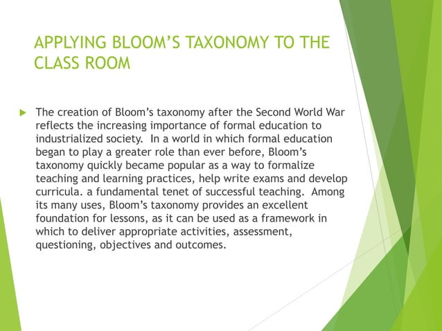 Bloom taxonomy, teaching and learning // | PDF | Education