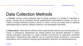 Business Research Methodology ( Data Collection) | PPTX
