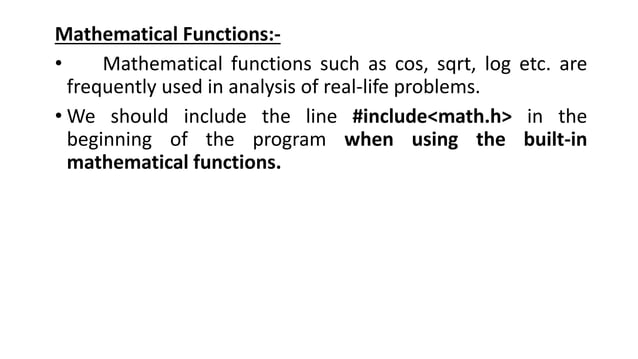 Unit ii chapter 1 operator and expressions in c | PDF