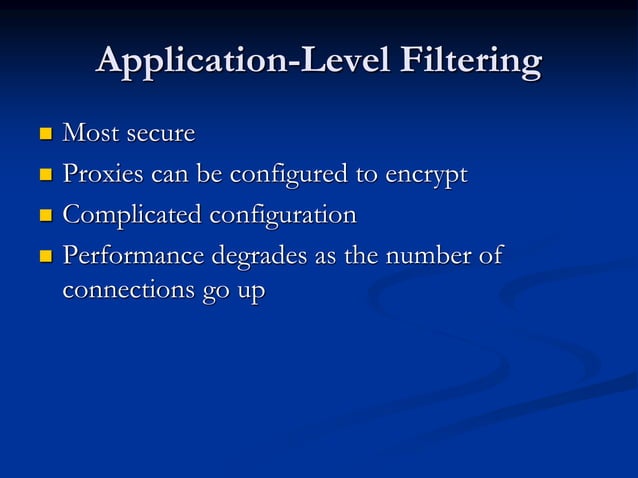 Unit II Chapter 6 firewalls.ppt | Computer Networking | Computing