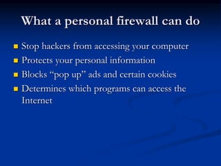 Unit II Chapter 6 firewalls.ppt | Computer Networking | Computing