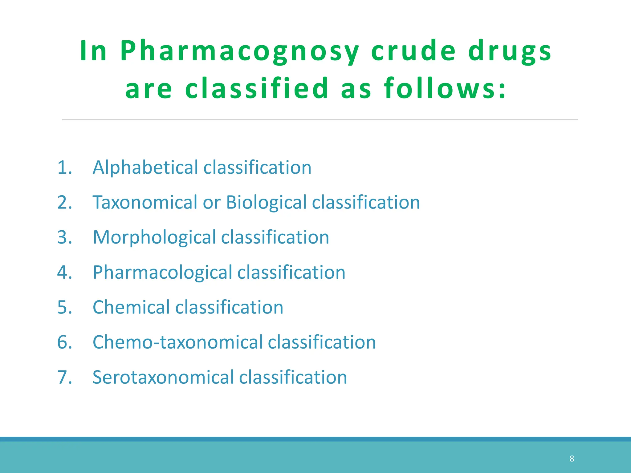 UNIT II CLASSIFICATION OF CRUDE DRUGS PDF.pdf