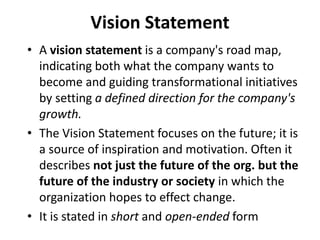 Unit ii company direction | PPTX