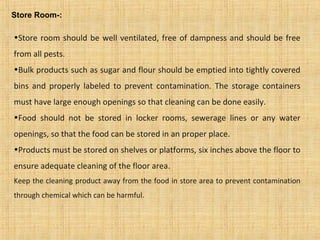 contamination in kitchen | PPT