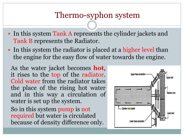 Cooling System - IC Engines : Unit-III | PPTX | Chemistry | Science