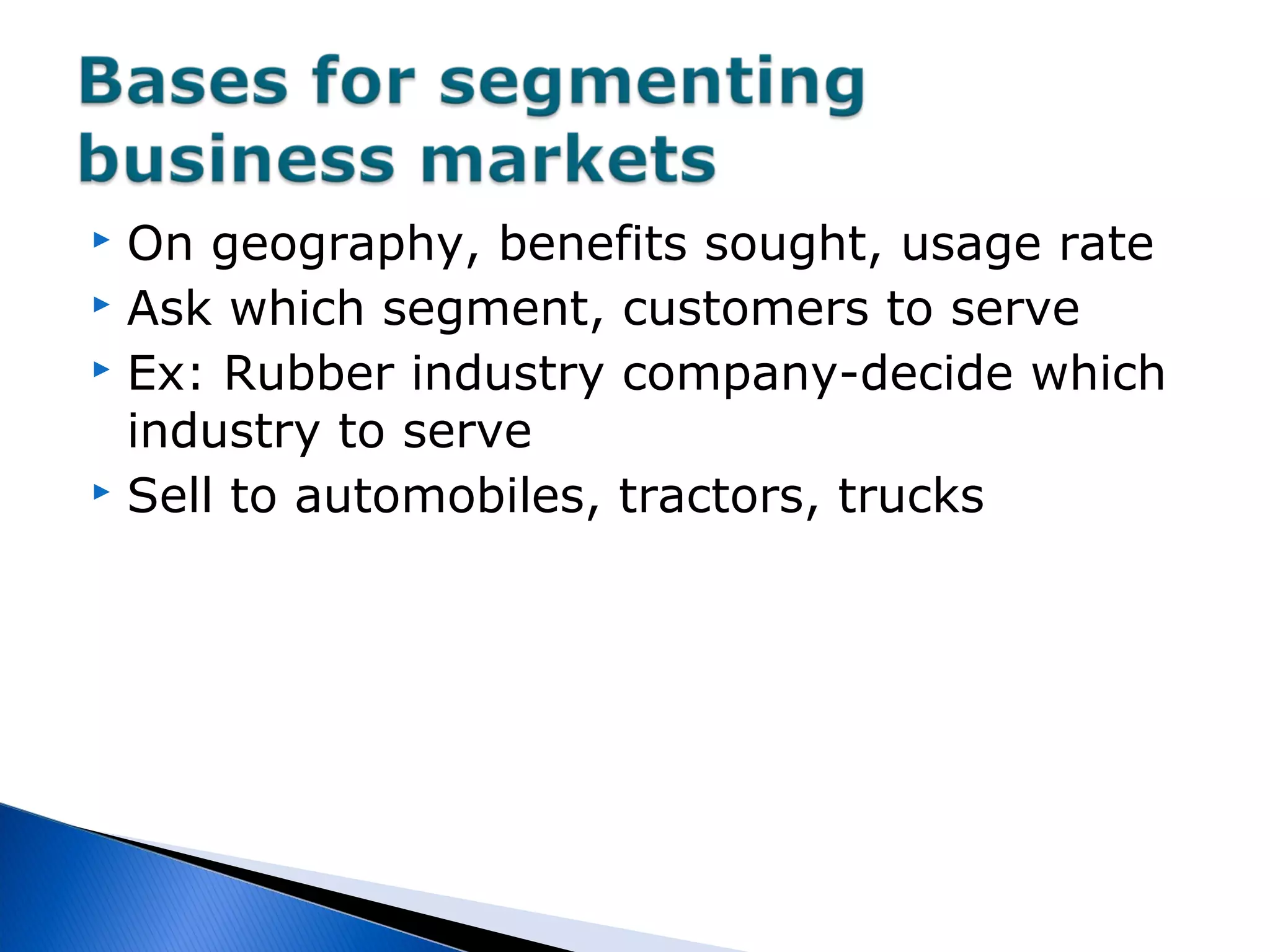 market segmentation(MARKETING) | PPT