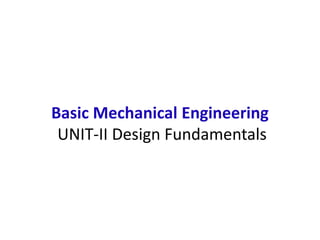 Unit ii design and mechanism | PPT