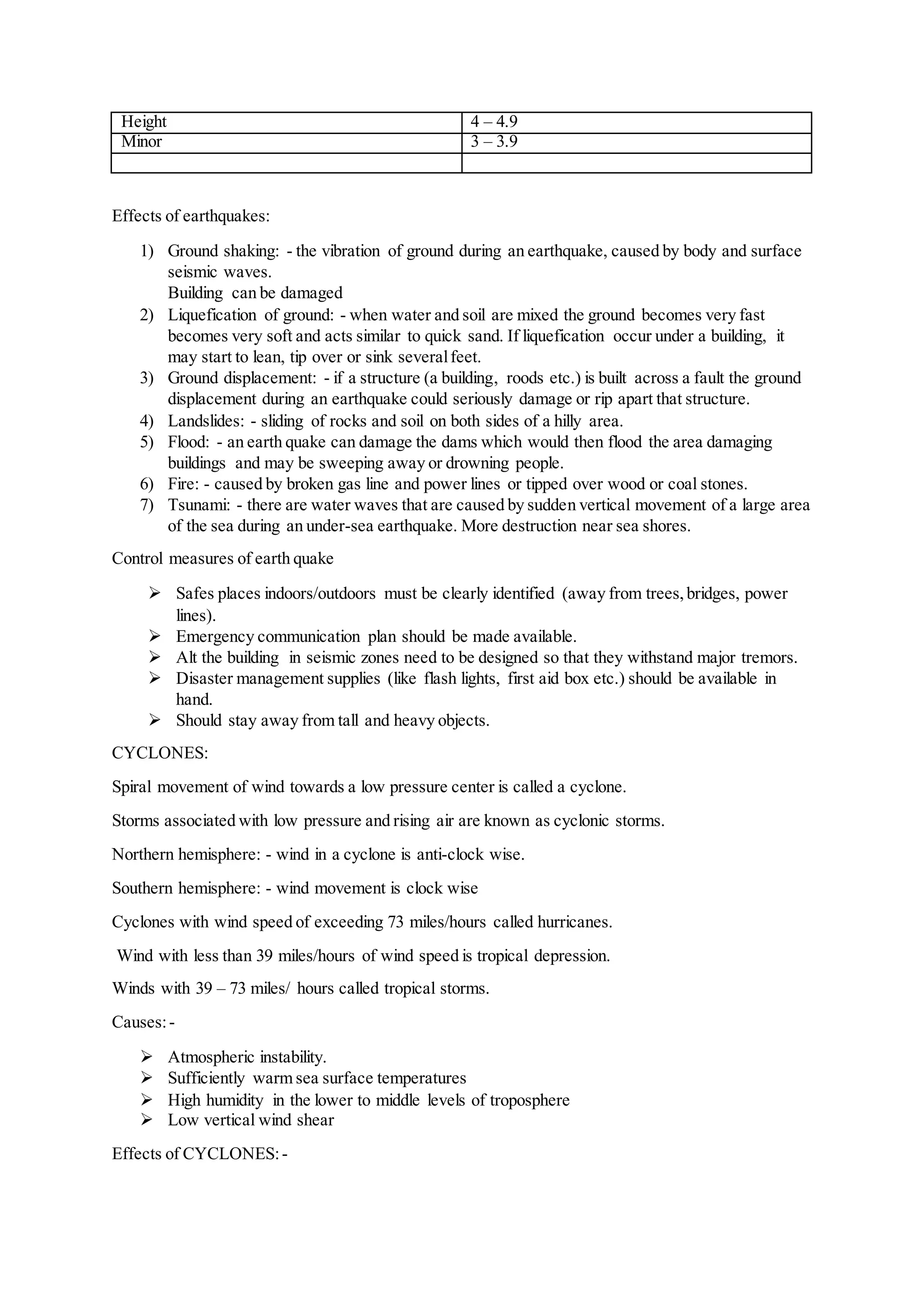 Unit ii disaster management | DOCX
